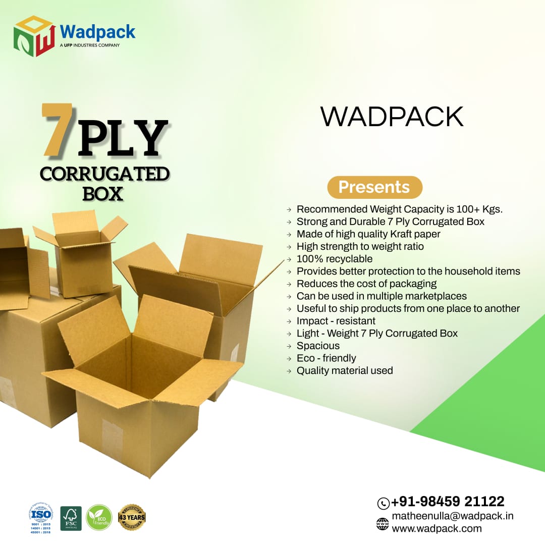 Heavy Duty Corrugated Box | Large Heavy Duty Boxes | Wadpack